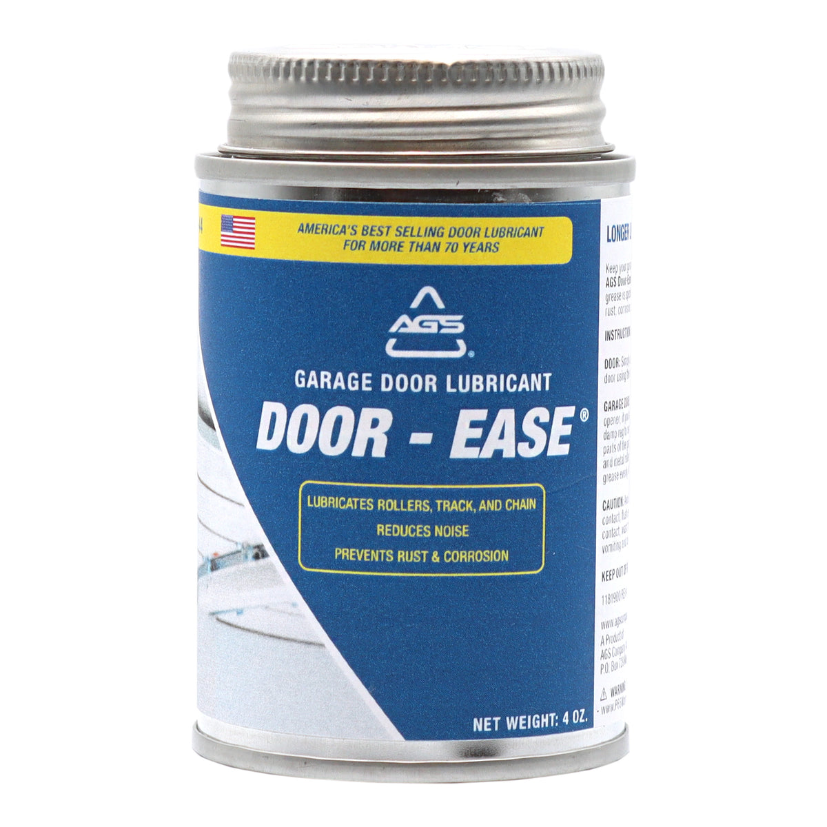 Door-Ease Garage Door Lubricant - 4oz Brush Top – AGS Company ...