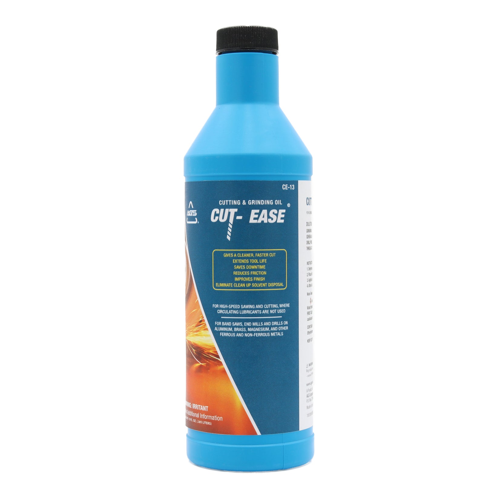 Cut Ease, Cutting and Grinding Oil, Bottle, 13oz – AGS Company ...