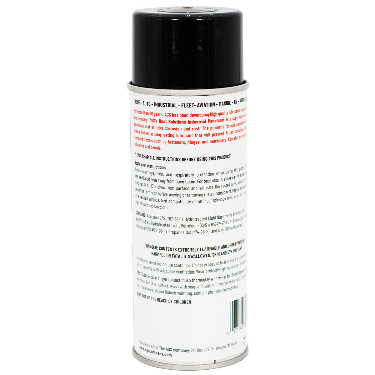 Industrial Penetrant, 11 oz Aerosol - In Stock & Ready to Ship! – AGS ...
