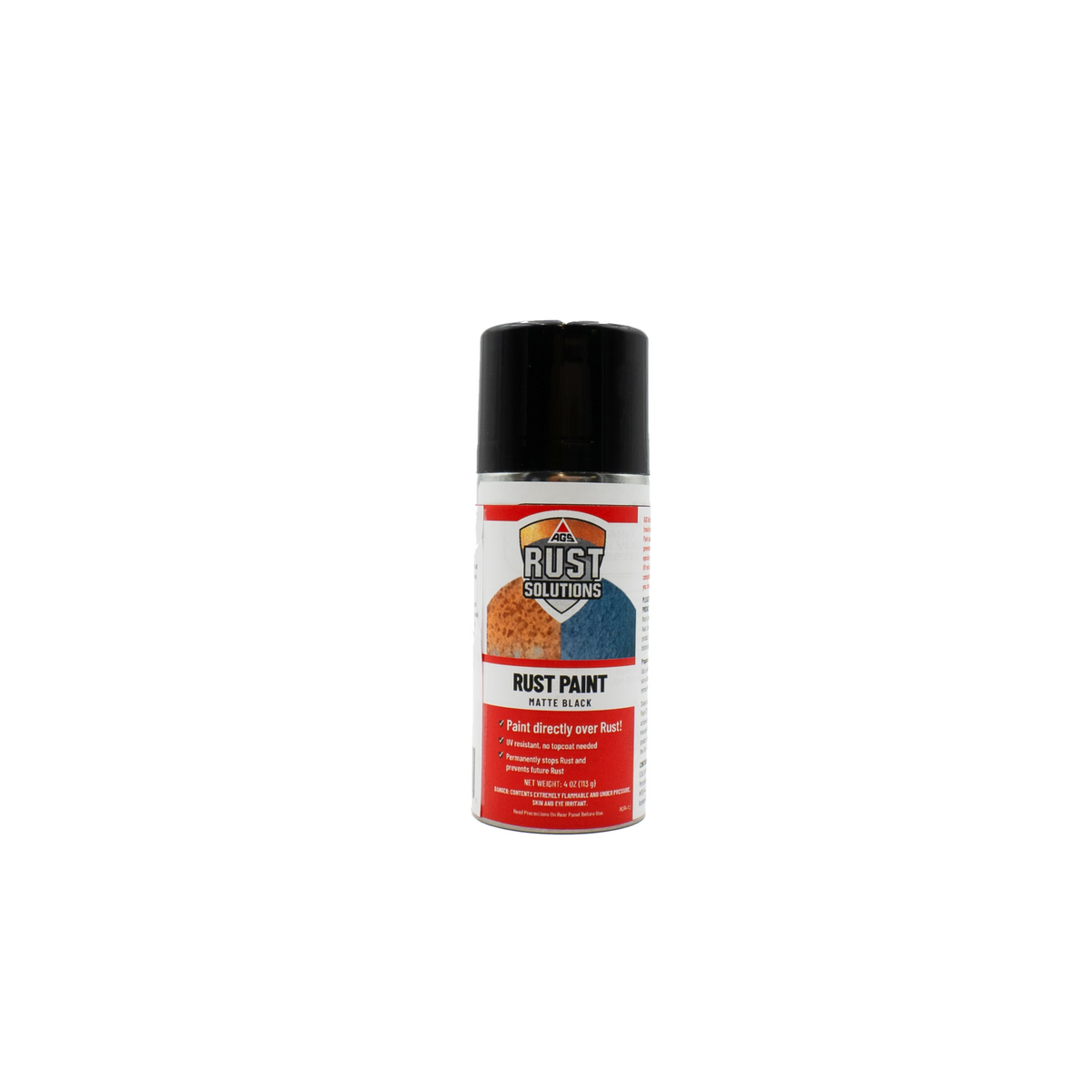 Matte Black Rust Paint & Surface Prep 4oz Starter Kit – AGS Company ...