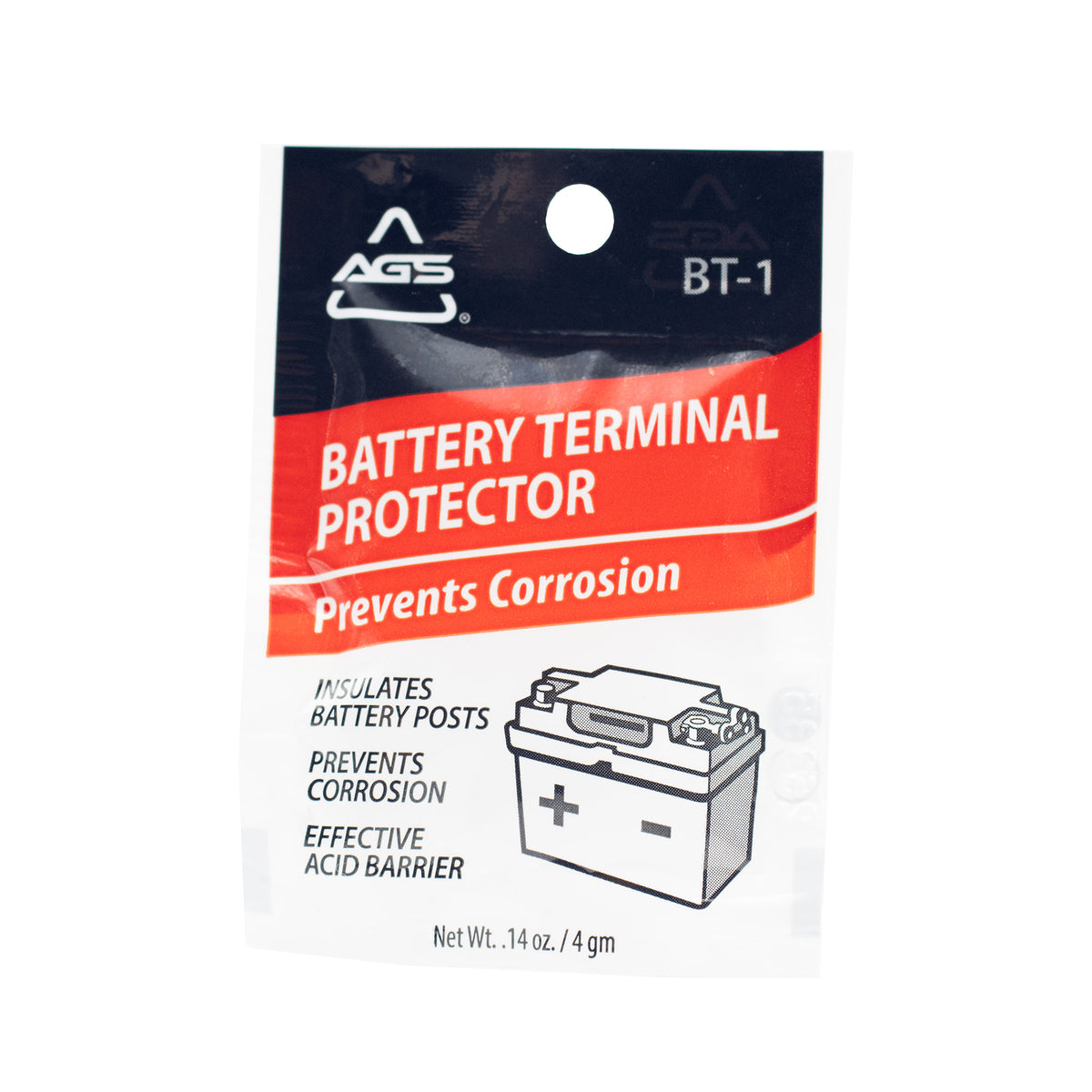 Battery Terminal Protector, 4g Pouch, Case of 1000 | AGS