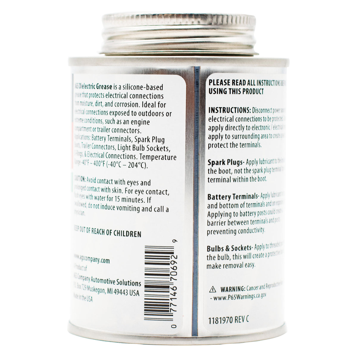 Dielectric Grease - 8oz Brush Top | AGS
