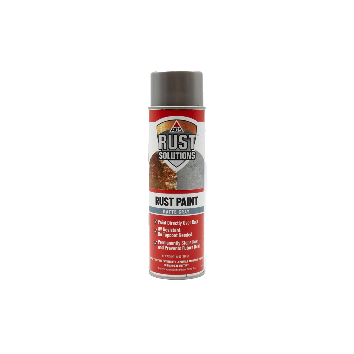 Matte Gray Rust Paint Aerosol 14oz. – AGS Company Automotive Solutions