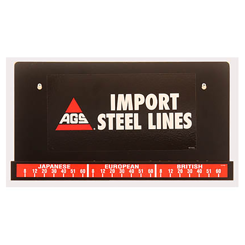 Wall Display, Steel Brake Lines Import, No Lines – AGS Company ...