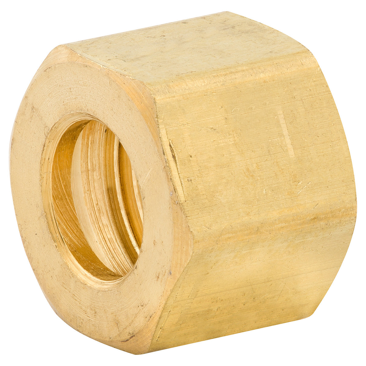 Nut Compression, Brass, 5/16", Bag of 5 – AGS Company Automotive Solutions