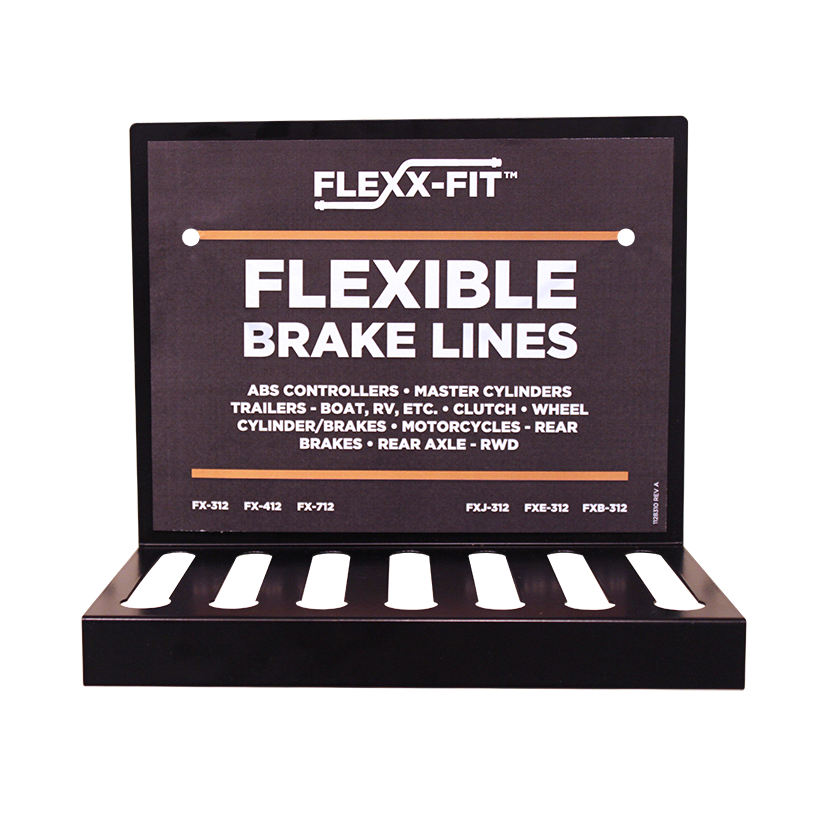 Wall Display, FLEXX-FIT Brake Lines, Empty | AGS