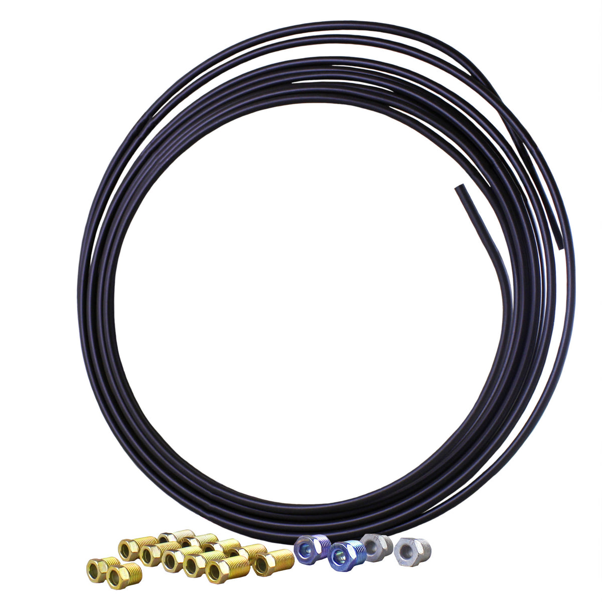 Poly-Armour Brake Line Coil and Tube Nut Kit – AGS Company Automotive ...