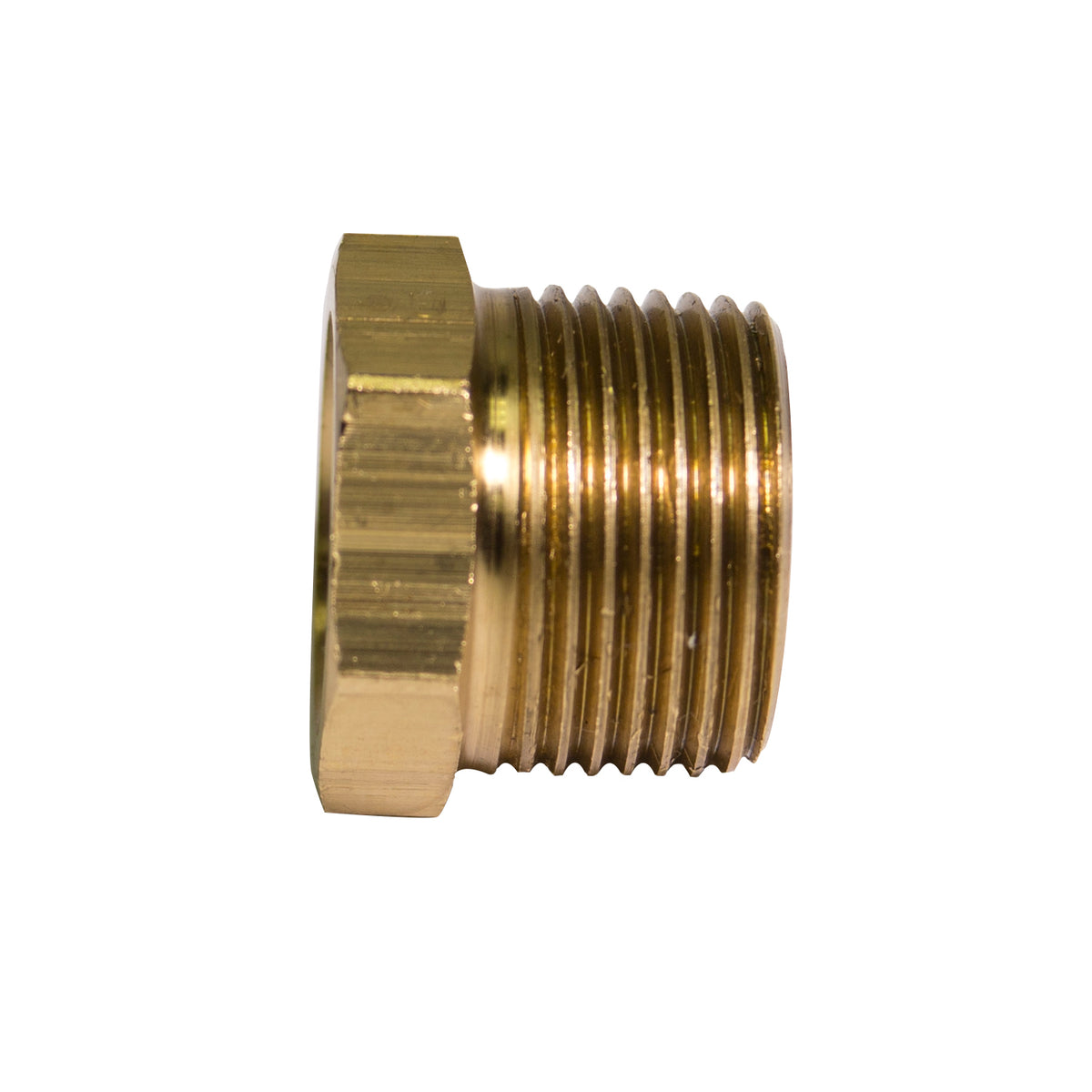 Brass Bushing, Male (3/4-14 NPT), Female (1/2-14 NPT) – AGS Company ...